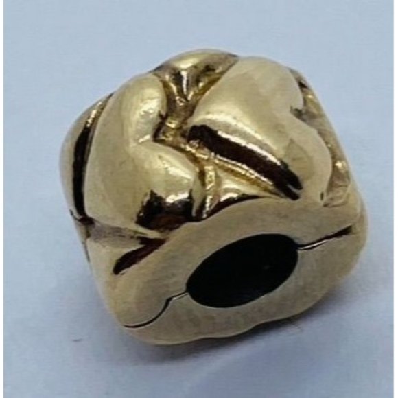 Pandora | Jewelry | Pandora 4k Heart Spacer Charm Stopper | Poshmark
